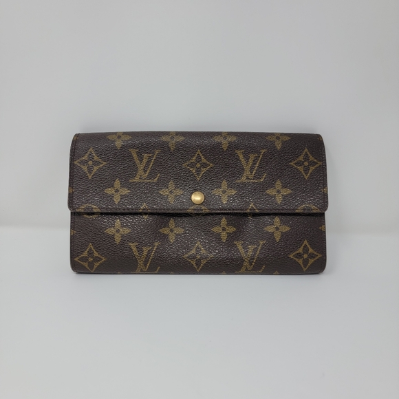 Louis Vuitton | Bags | Louis Vuitton Monogram Sarah Long Wallet | Poshmark